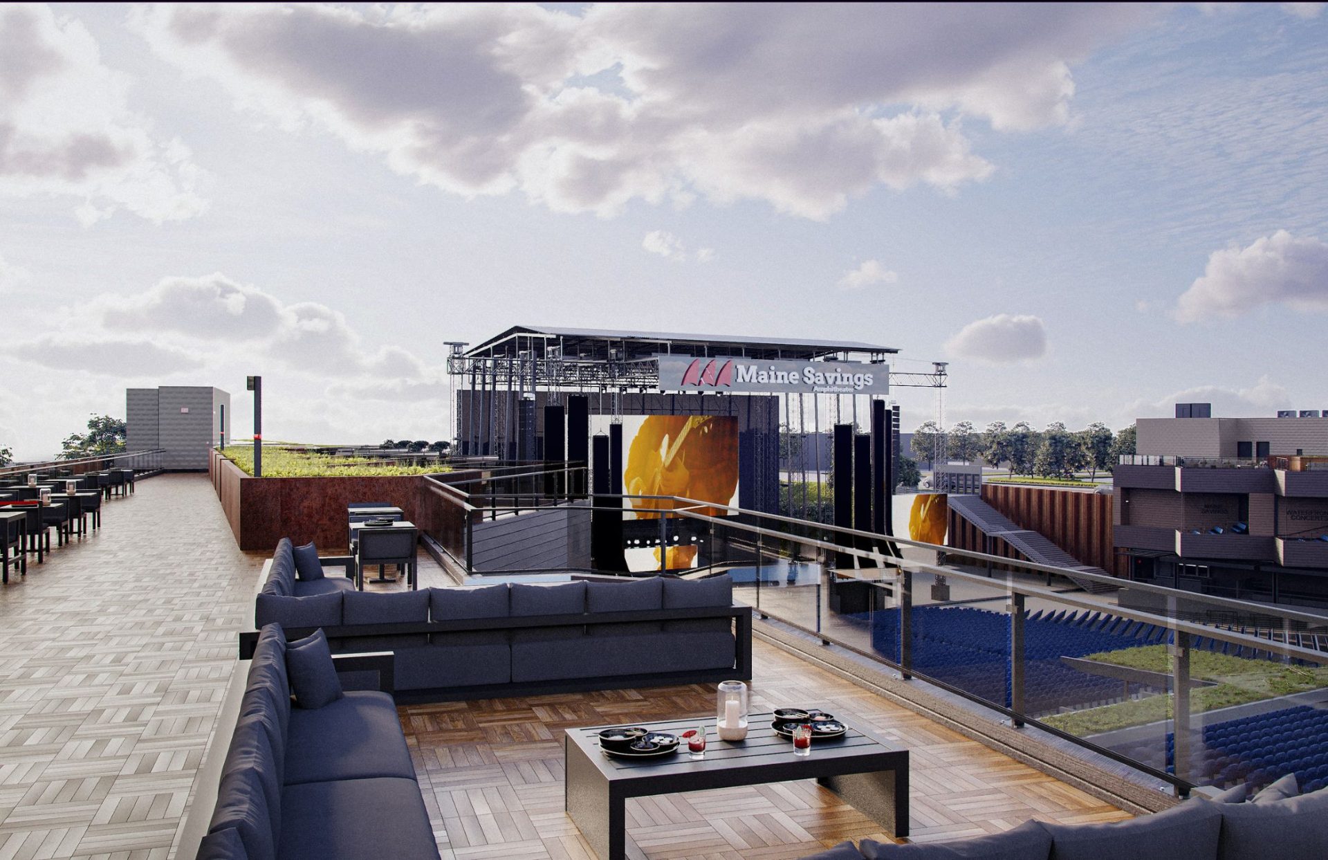 Maine Savings Amphitheater | 16,000-Seat Music Venue Design | Ervin ...